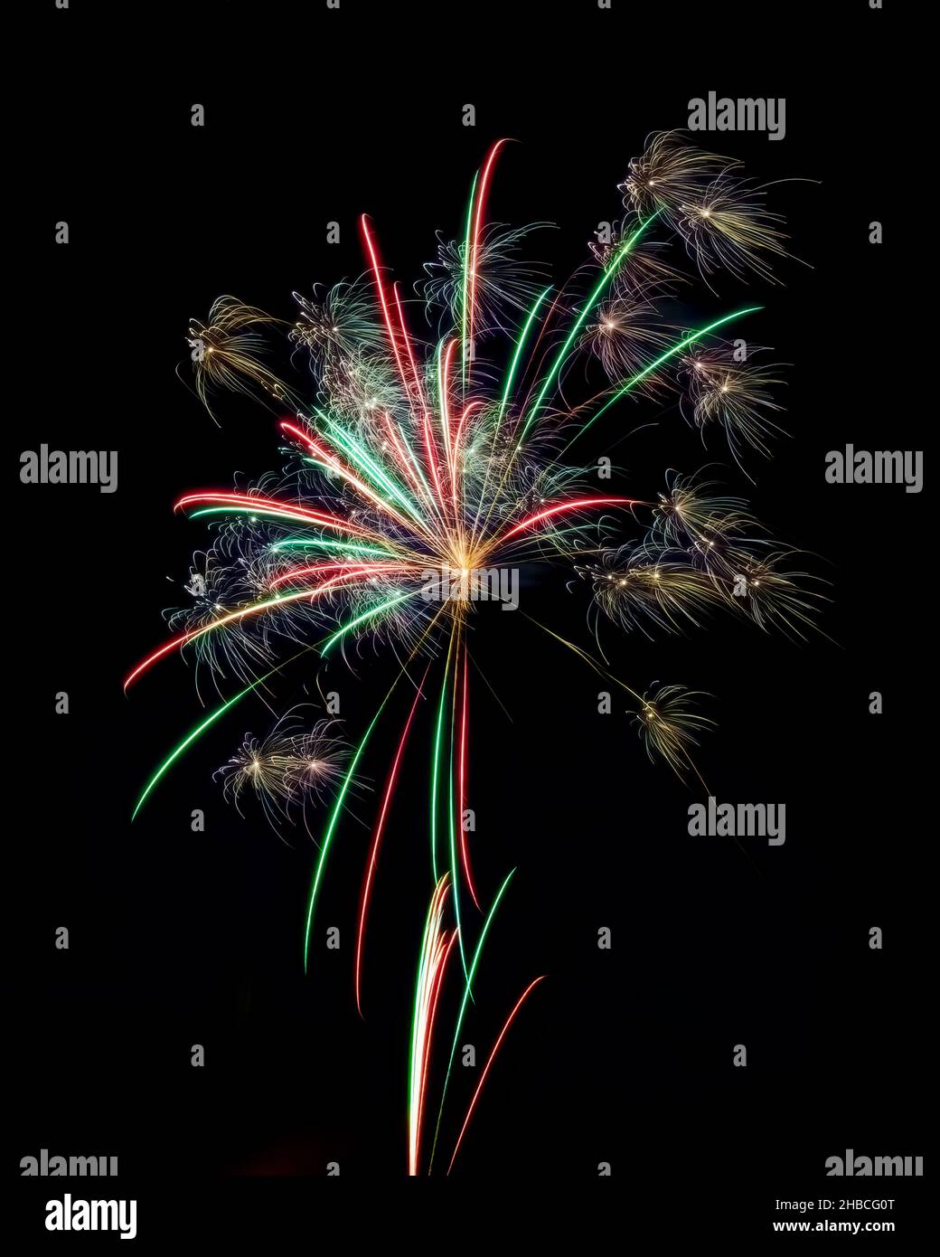 Fireworks display like flower hi-res stock photography and images - Alamy