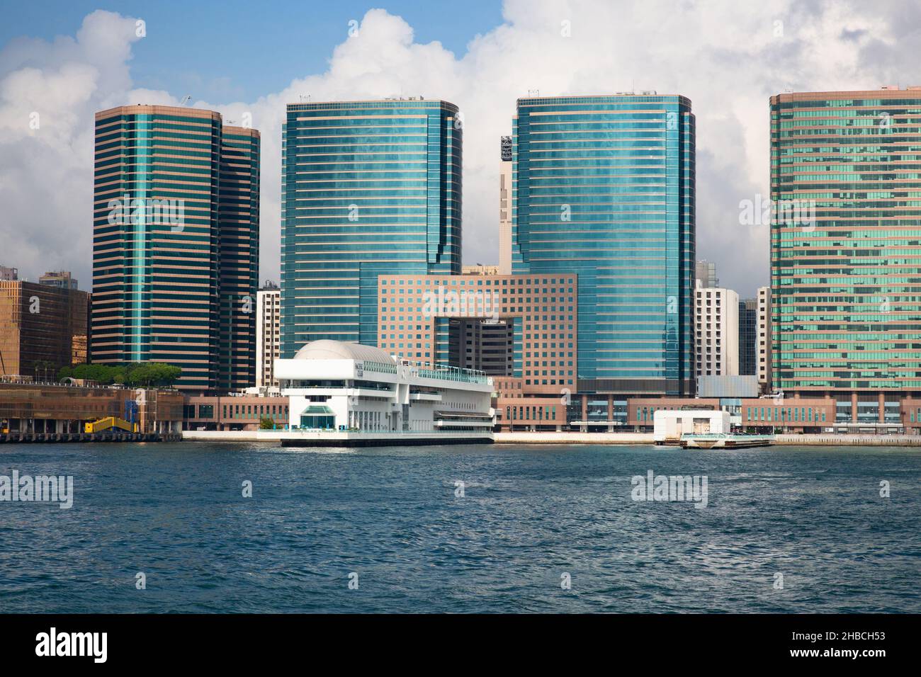 HONG KONG - OCTOBER 01: Kowloon pier and Star Ferry on October 1, 2017 ...