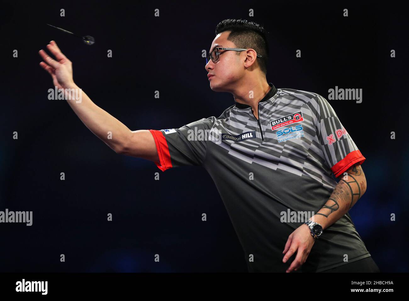 Roxby-John Rodriguez in action during day four of the William Hill ...