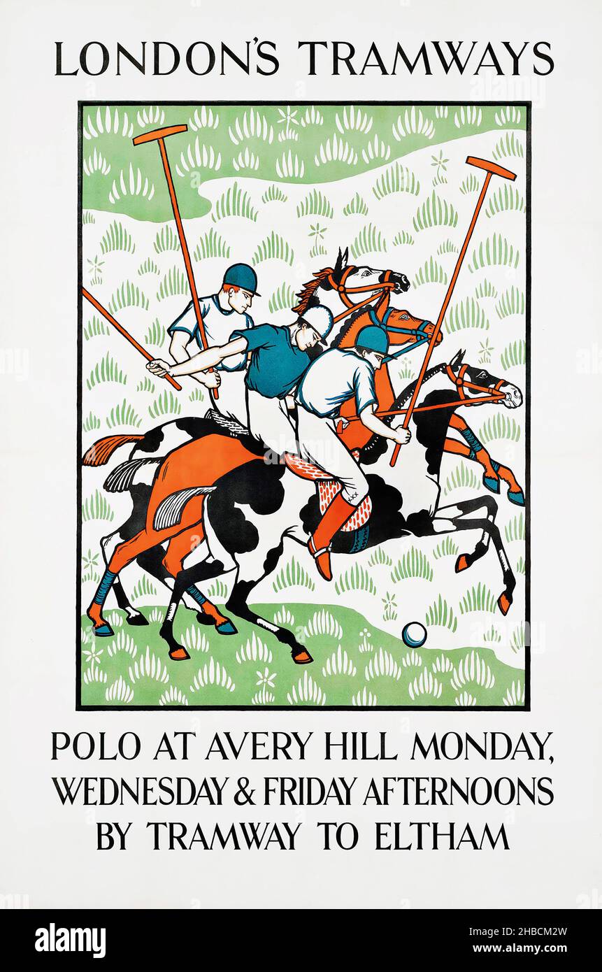 London tram poster hi-res stock photography and images - Alamy