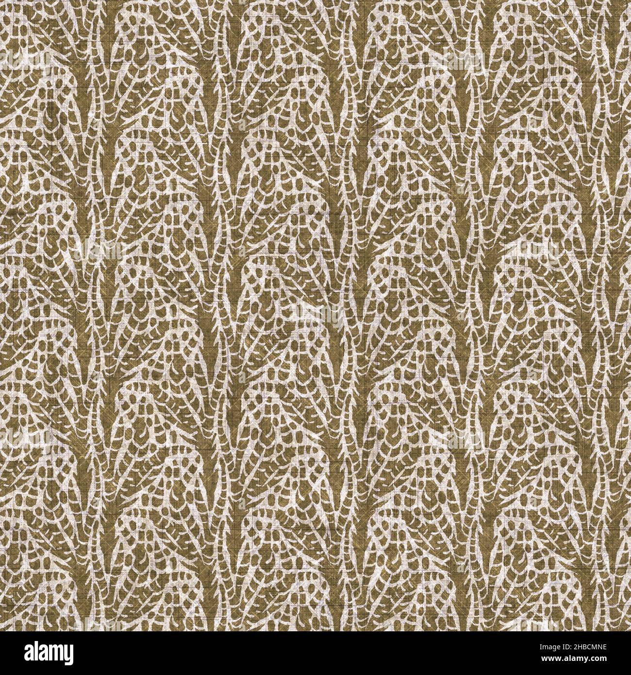 Sepia leaves pattern hi-res stock photography and images - Alamy