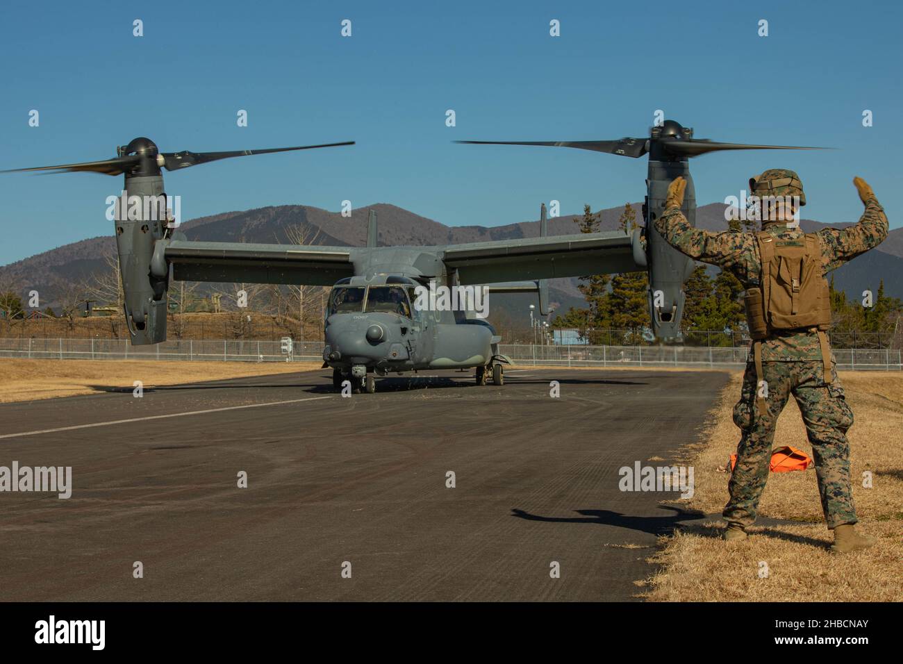 U.S. Marine Corps Lance Cpl. Carlos Luna, a bulk fuel specialist with ...