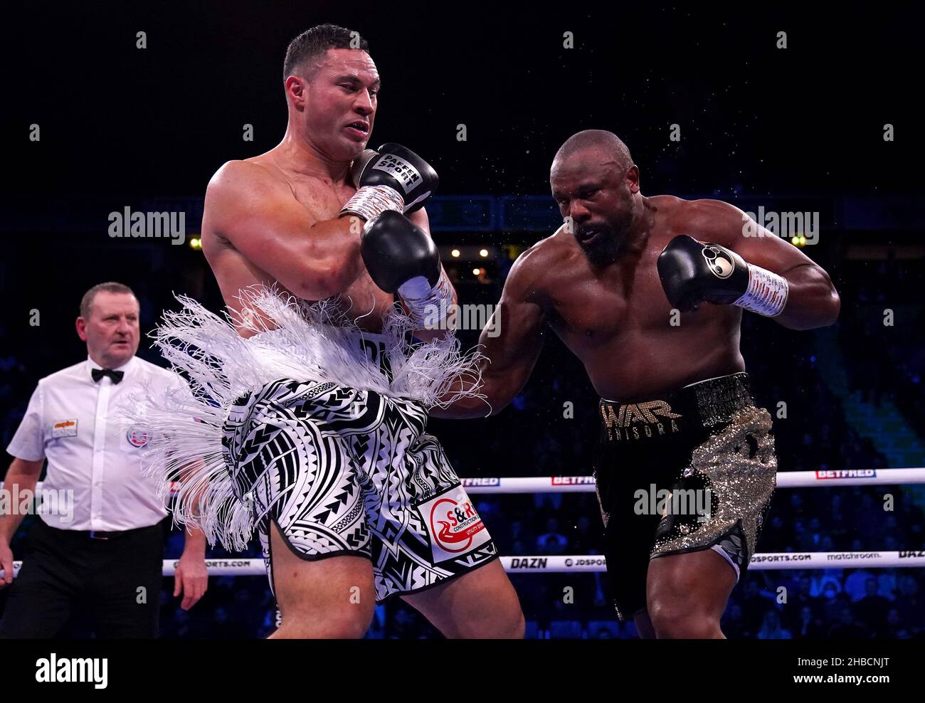 Derek Chisora (right) and Joseph Parker in action during the WBO ... Derek Chisora (right) and Joseph Parker in action during the WBO ...
