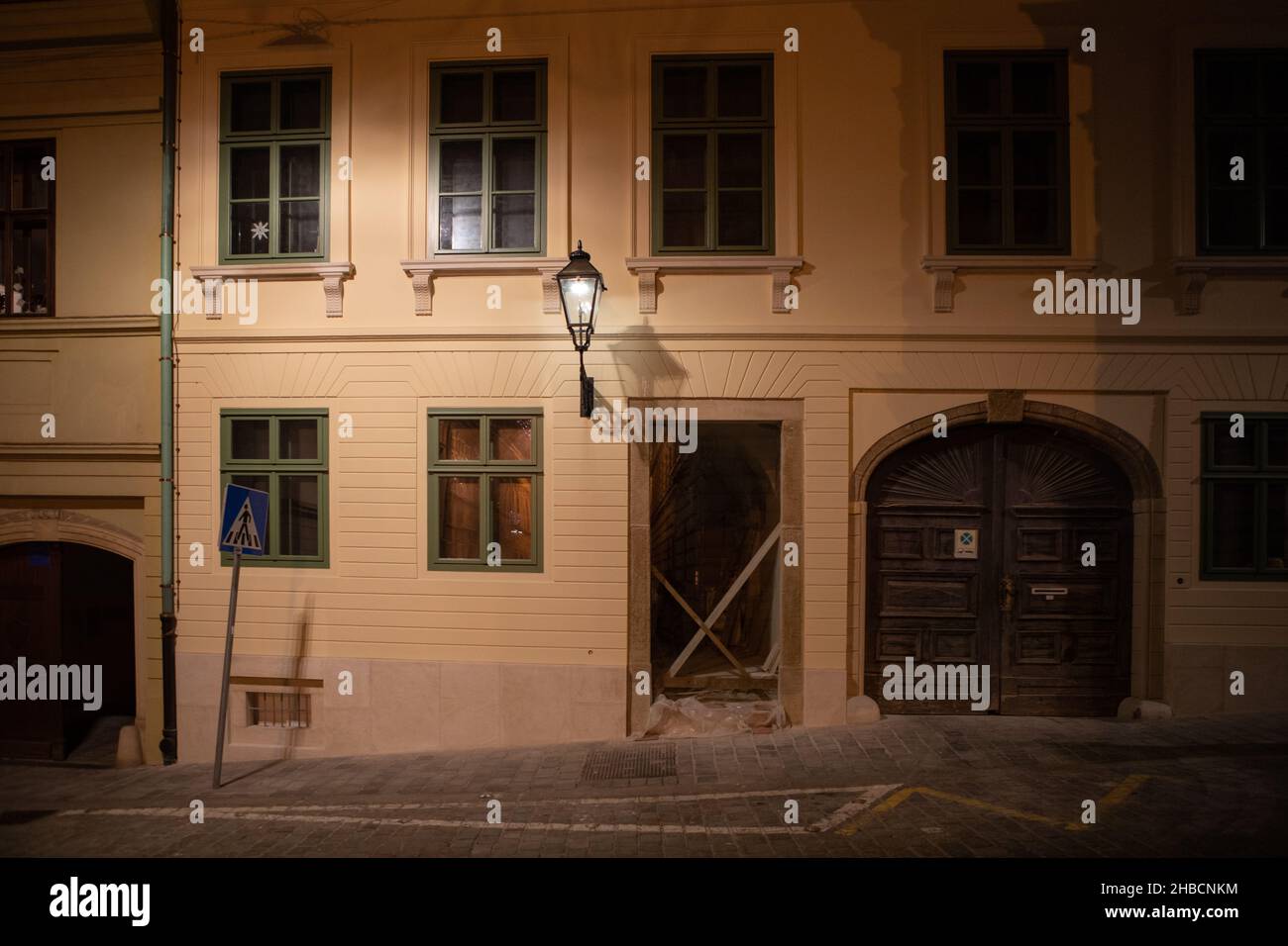 Zagreb, Croatia – December 2021. Advent, Christmas decorations in the ...