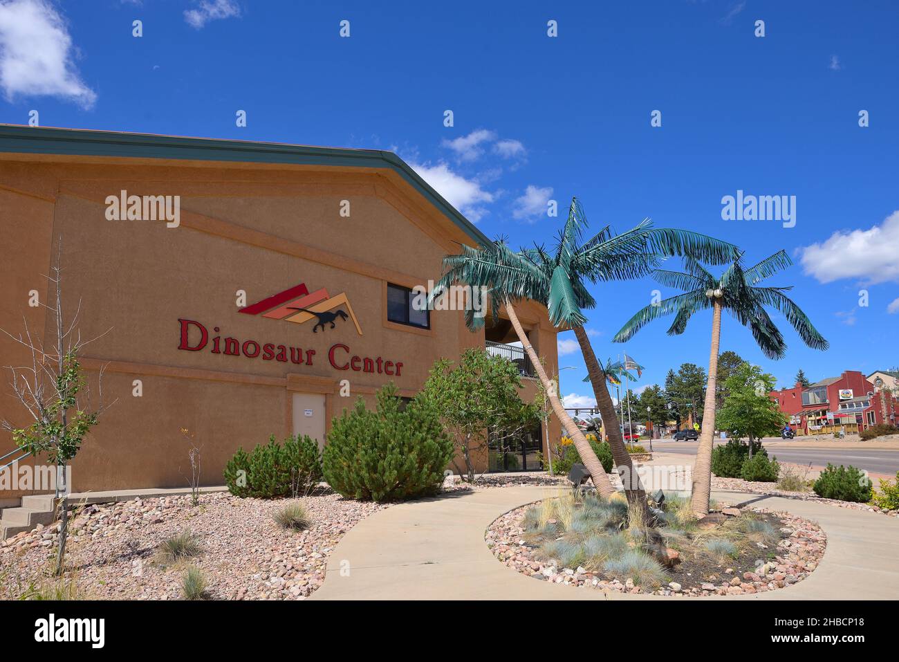 The Rocky Mountain Dinosaur Resource Center, Woodland Park CO Stock ...