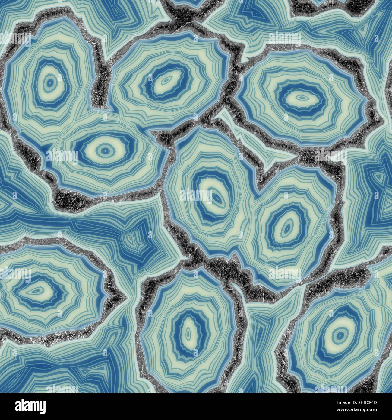 Seamless banded agate geode marble rock with gray stone edge surface ...