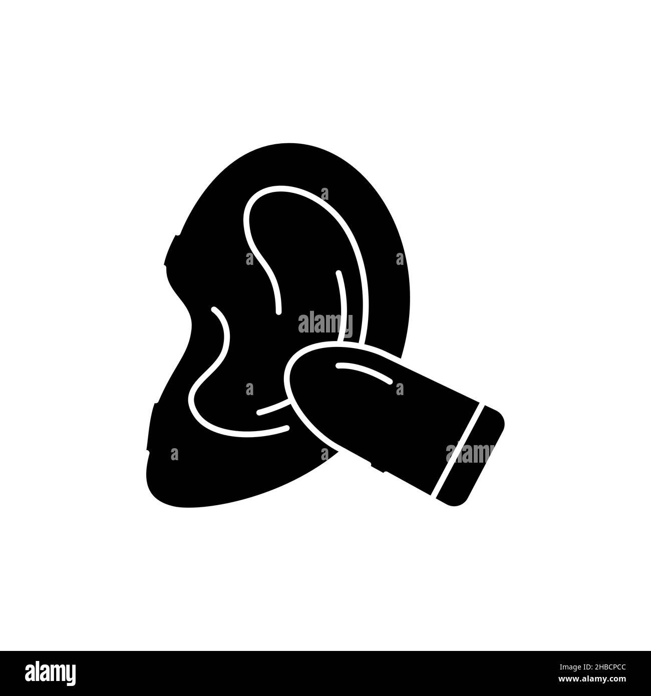 Worker ear plug Stock Vector Images - Alamy