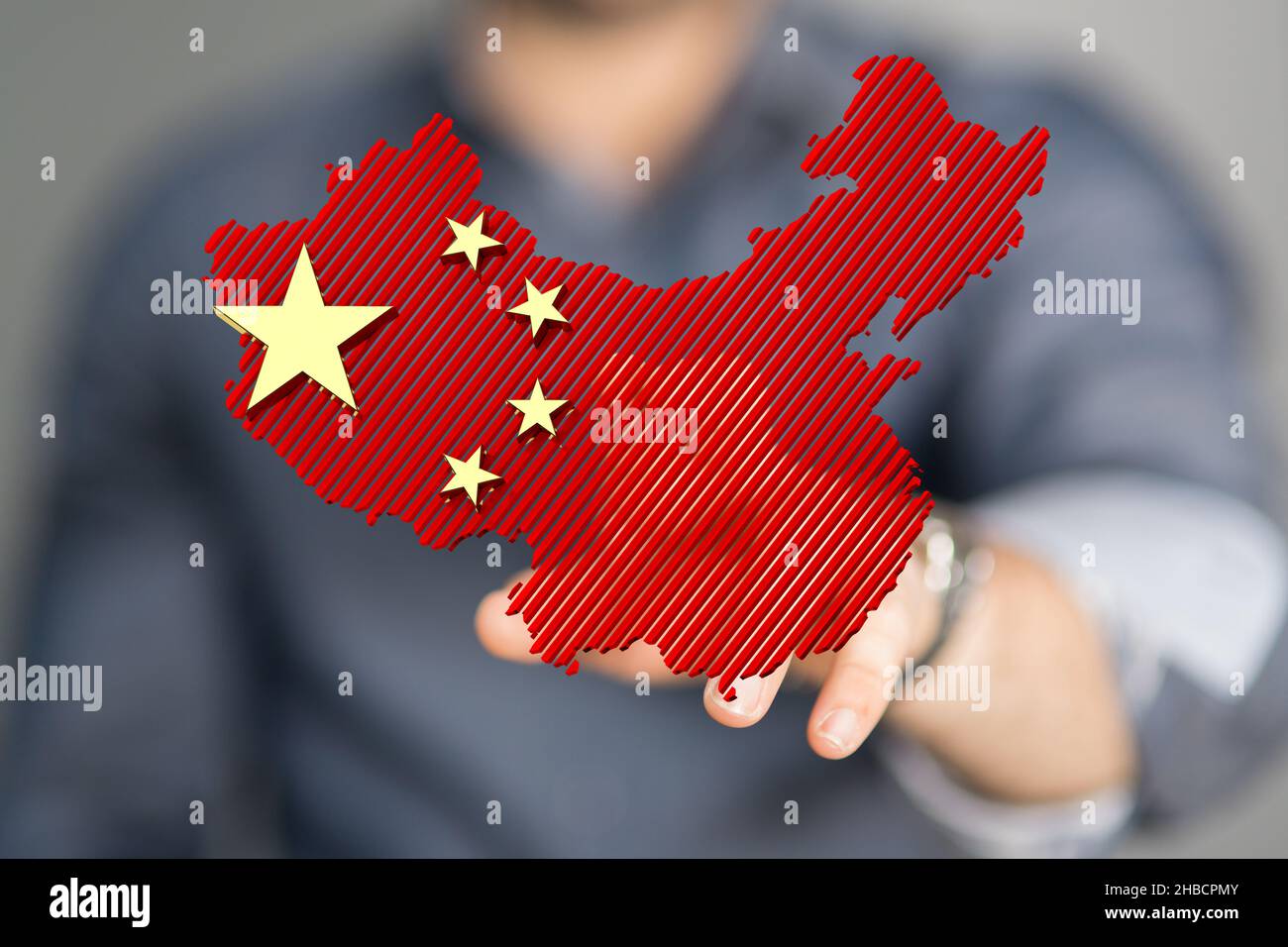 China country map on globe hi-res stock photography and images - Alamy