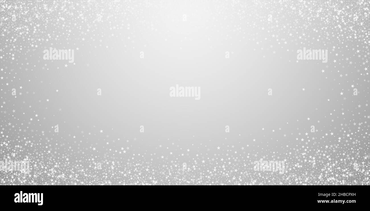 Amazing falling stars Christmas background. Subtle flying snow flakes ...