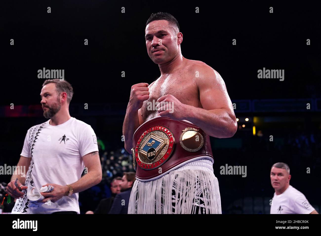 Joseph Parker celebrates victory in the WBO Intercontinental ... Joseph Parker celebrates victory in the WBO Intercontinental ...
