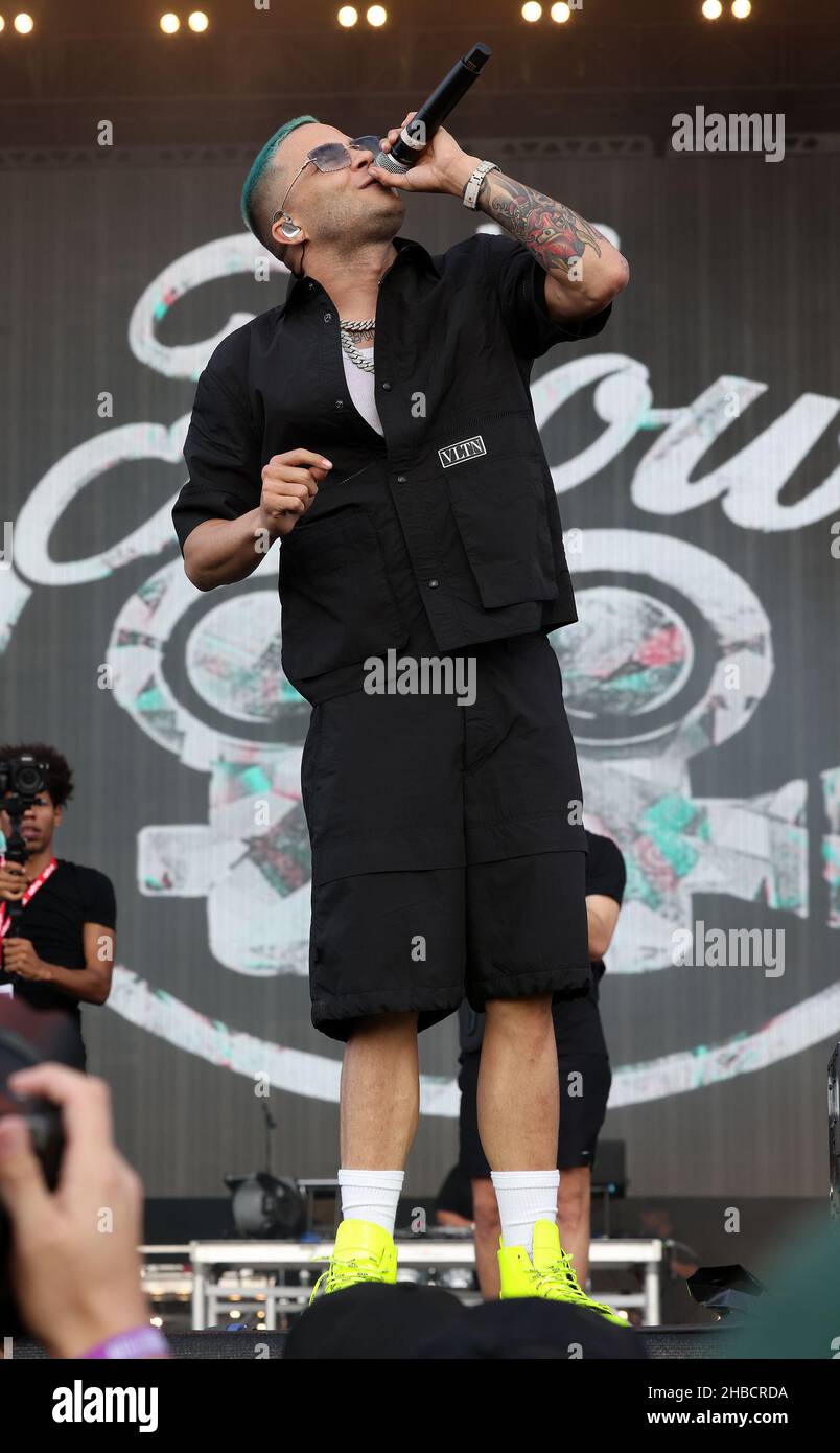 MIAMI, FL-DEC 18: Nio Garcia performs during Vibra Urbana day one at ...