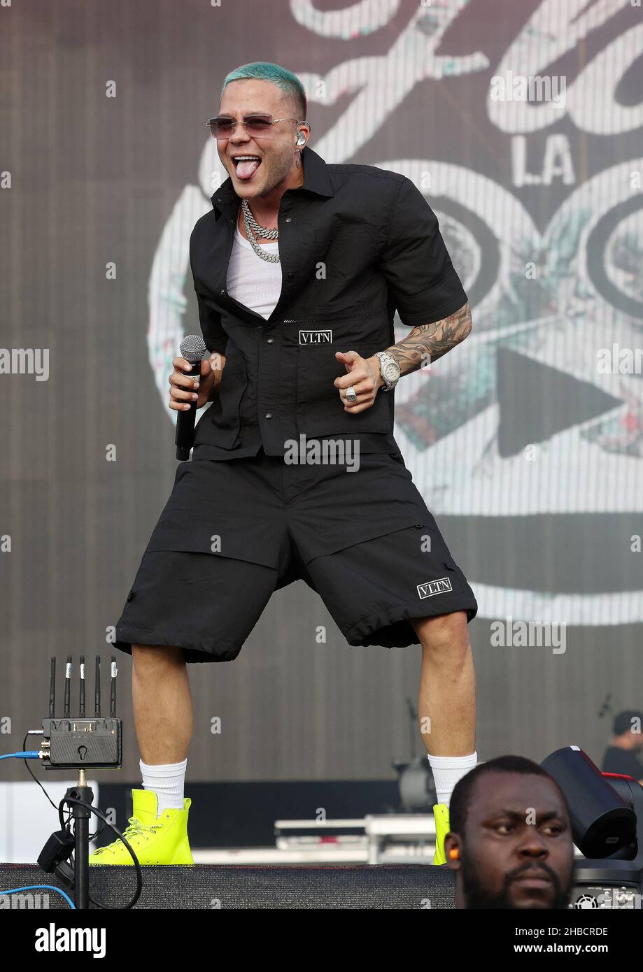 MIAMI, FL-DEC 18: Nio Garcia performs during Vibra Urbana day one at ...