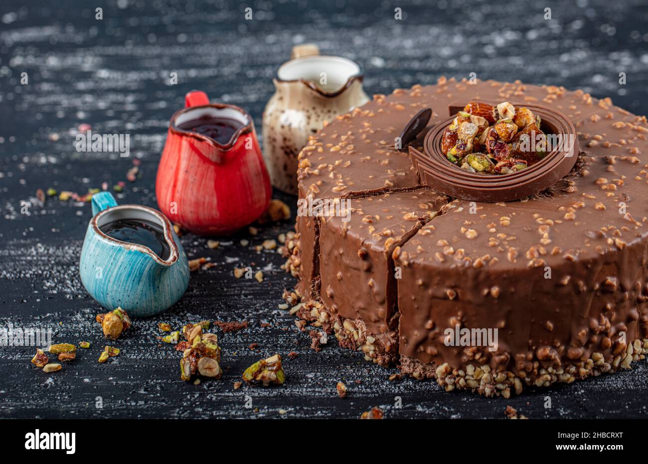 Chocolate birthday cake with croquant. Age Cakes Chocolate Caramel ...
