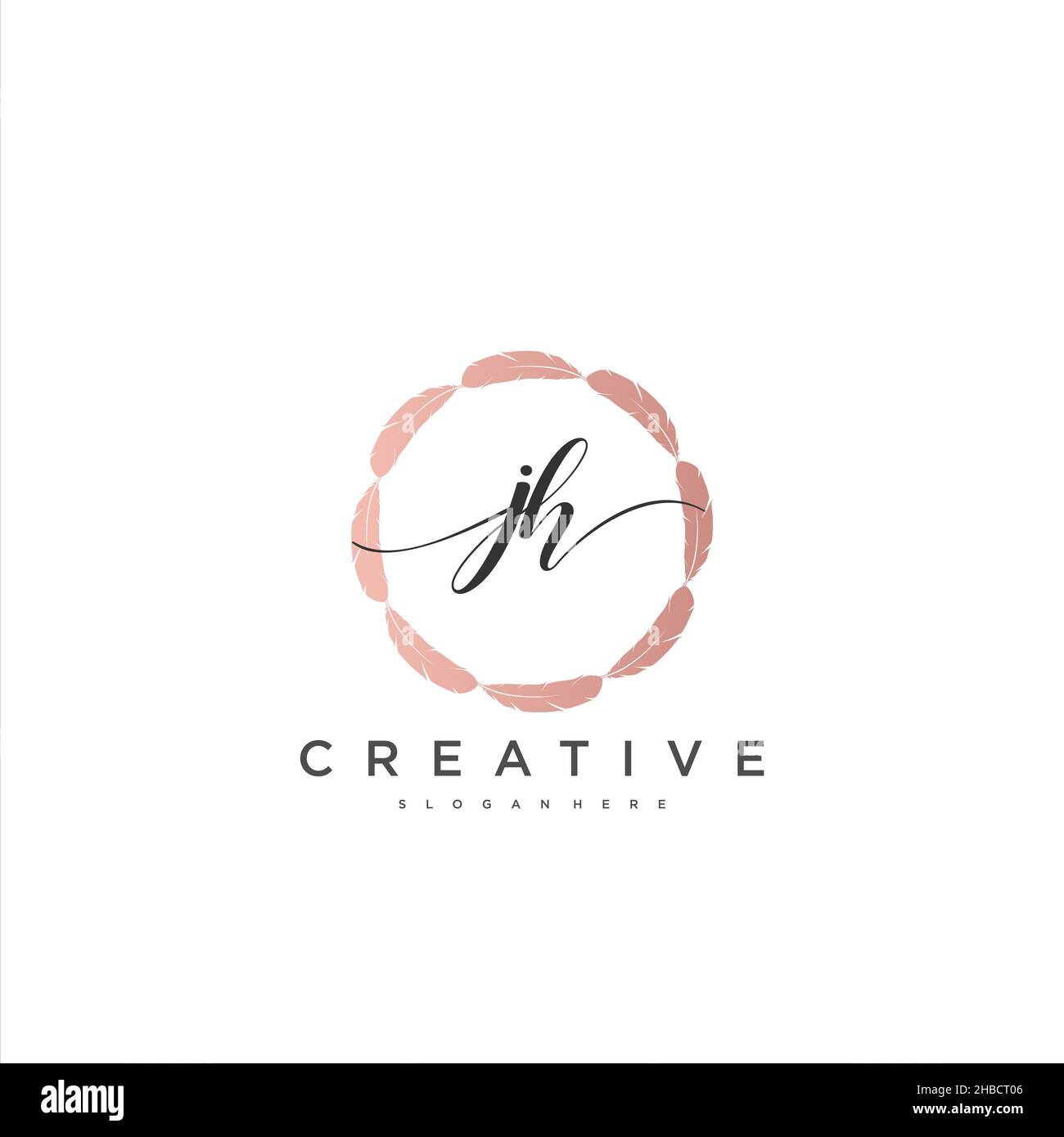 Jh font Stock Vector Images - Alamy