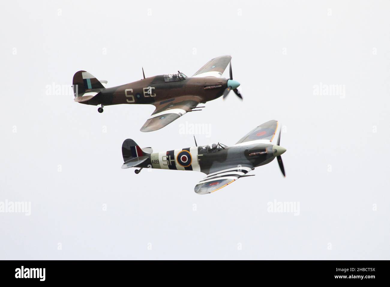 Raf hawker hurricane spitfire fighter hi-res stock photography and ...