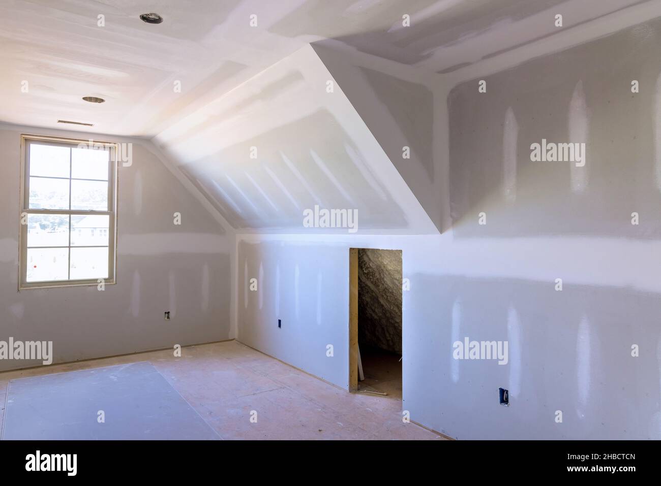 Construction gypsum plaster hi-res stock photography and images - Alamy