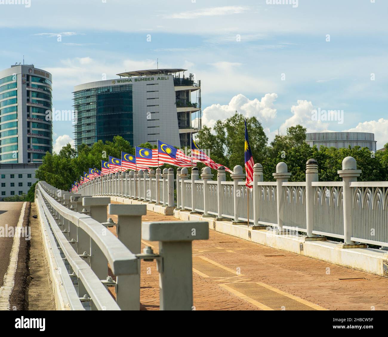 Putrajaya, Malaysia - Sep 10, 2021: Malaysia flags known as Jalur ...