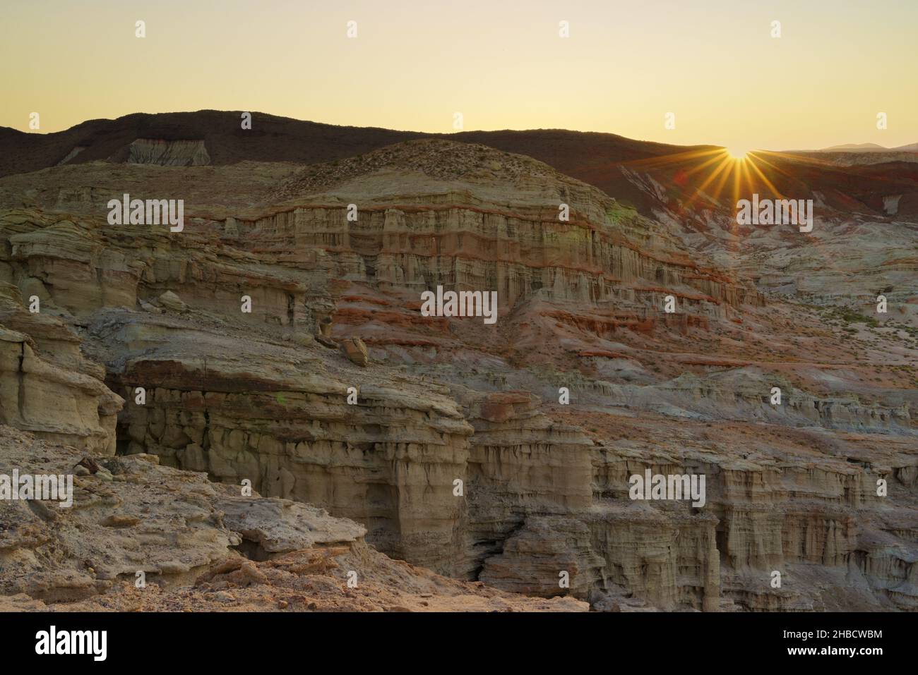 Red Rock Canyon State Park in Kern County, California. This area is a ...