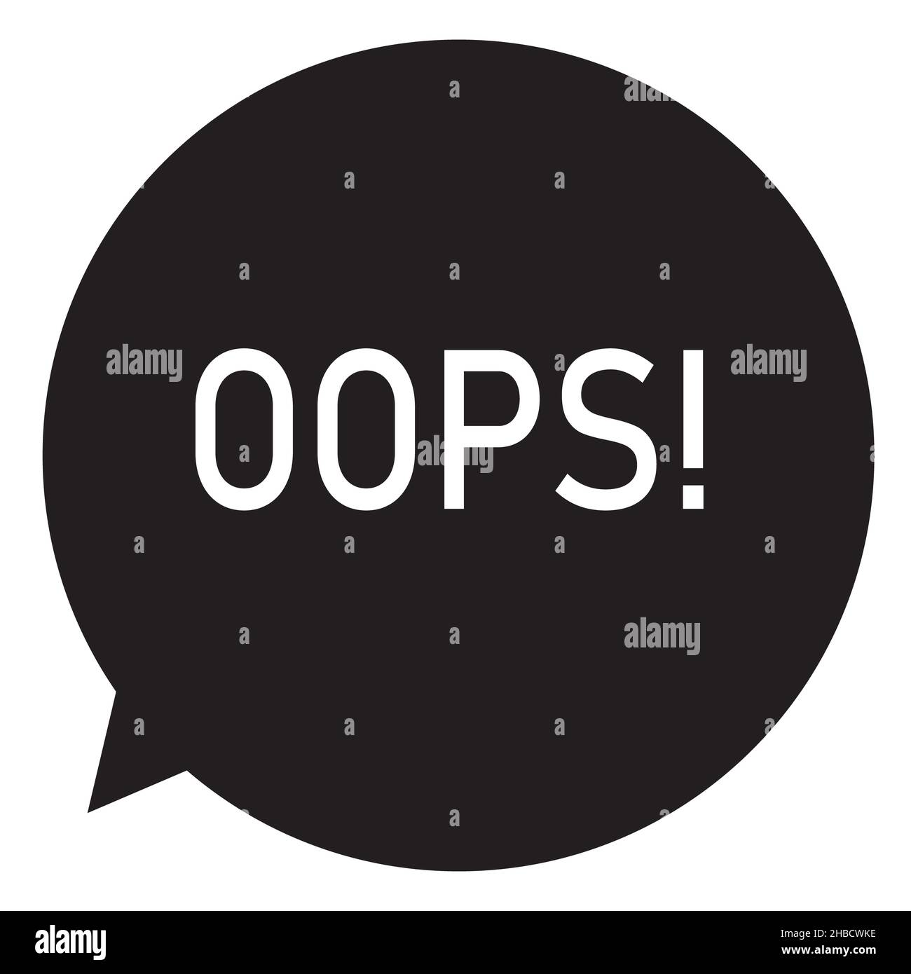 Oops logo hi-res stock photography and images - Alamy