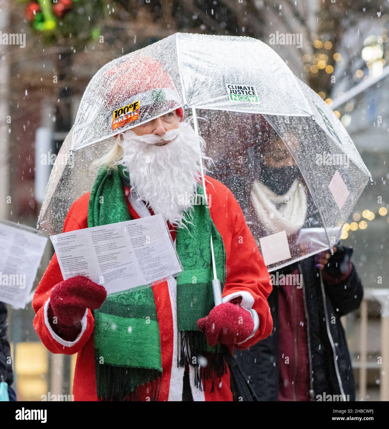 December 18, 2021, Boston, Massachusetts, USA: A climate justice ...