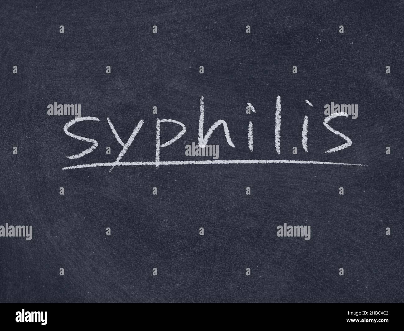 syphilis concept word on blackboard background Stock Photo - Alamy