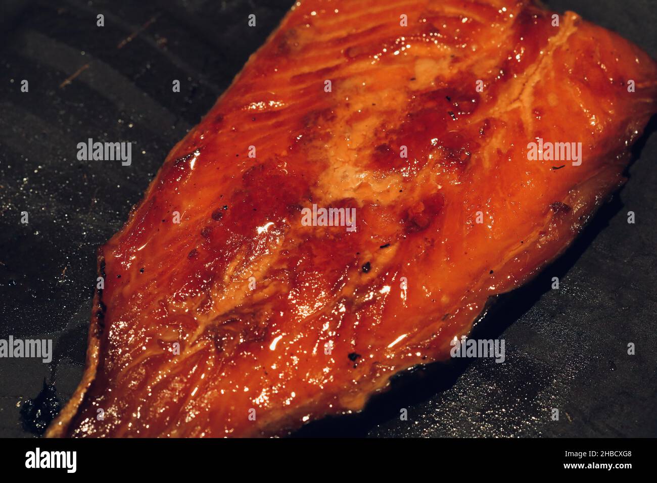 Fresh caught fish being cooked Stock Photo - Alamy