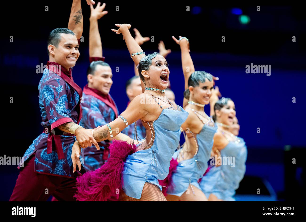 Bremen, Germany. 18th Dec, 2021. Formation dancing: World Championship ...