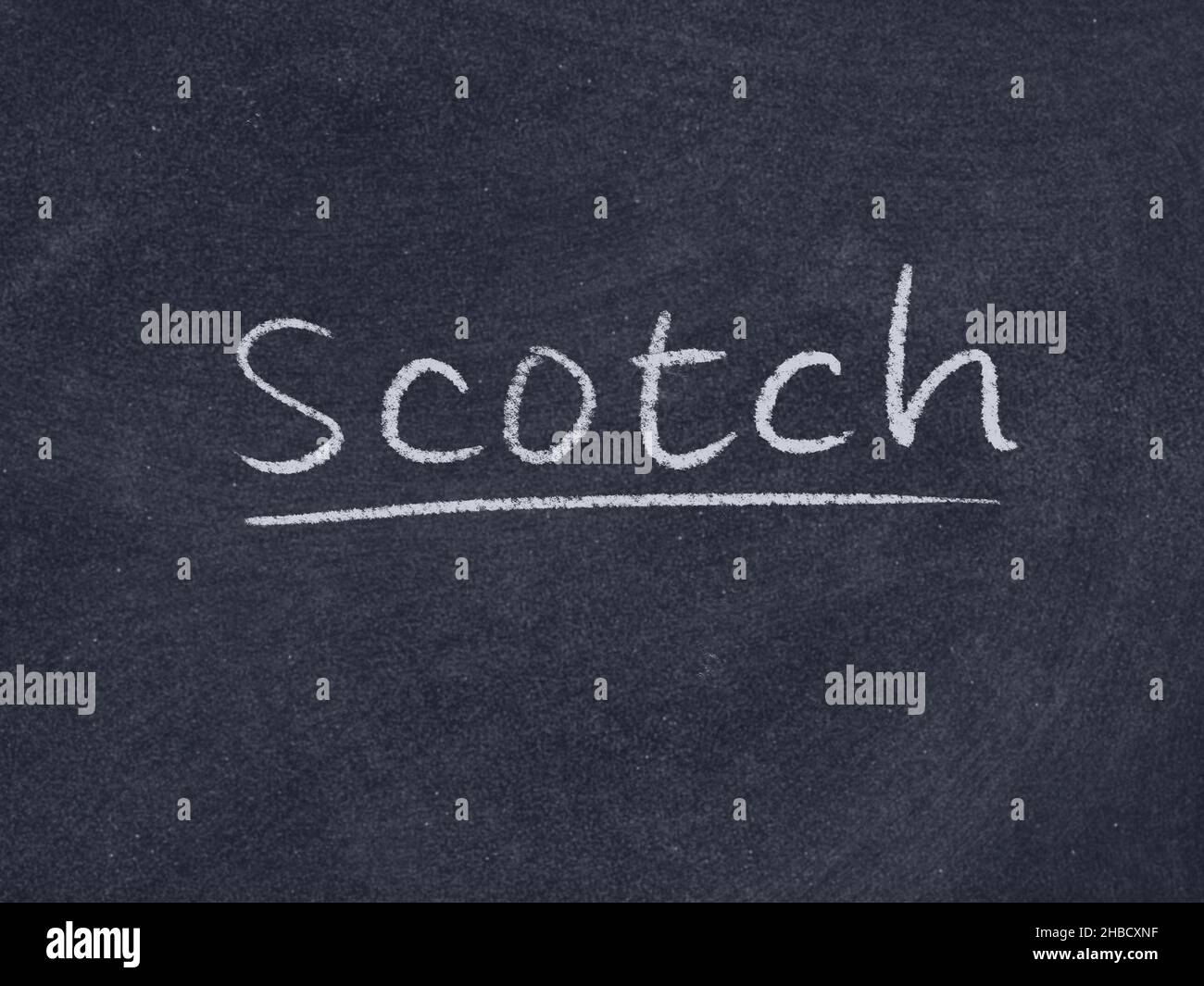 Scotch concept word on blackboard background Stock Photo - Alamy