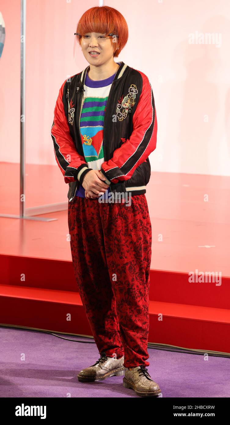 Tokyo, Japan - Japanese comedy duo Amako-Inter member Nagisa attends ...