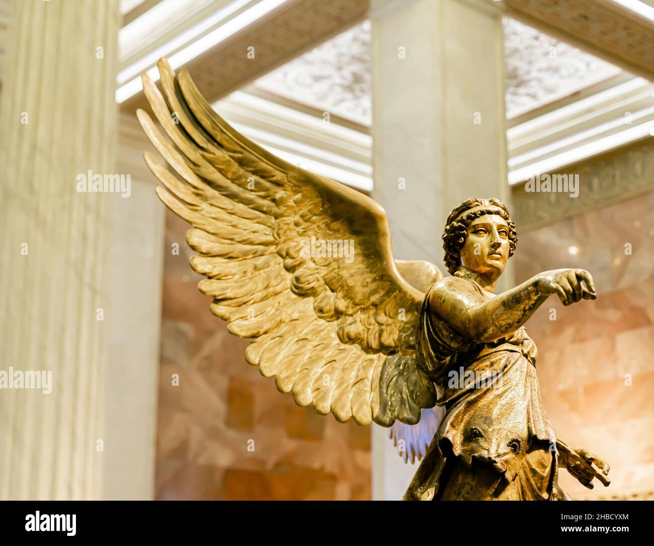 Calvatone Victory (or Victoria of Calvatone), an Ancient Roman bronze ...