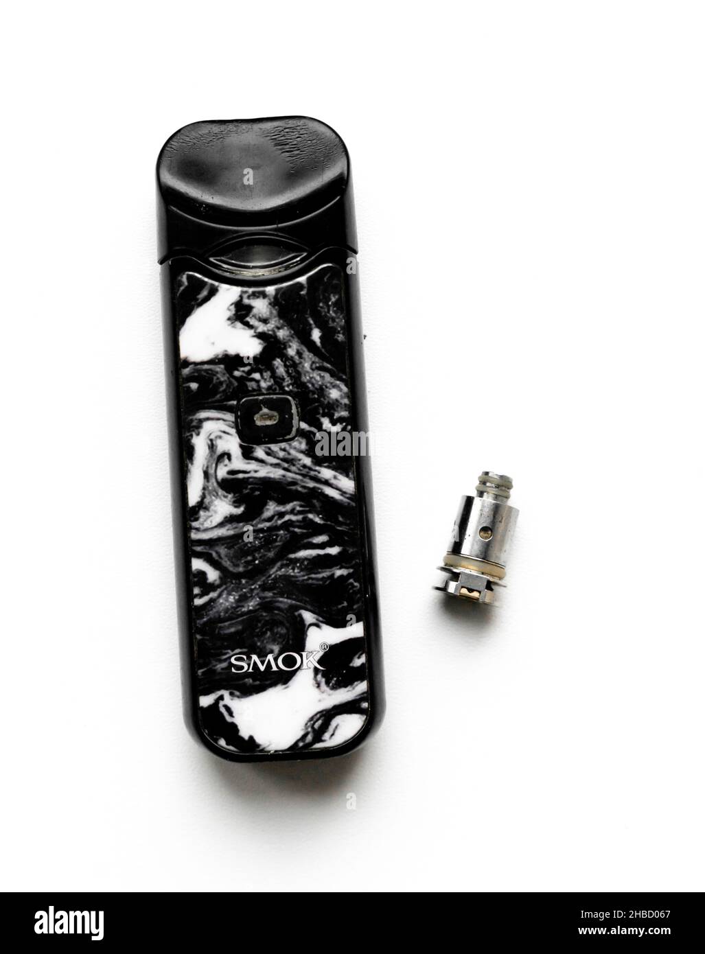 Vaping with nicotine salts hi-res stock photography and images - Alamy