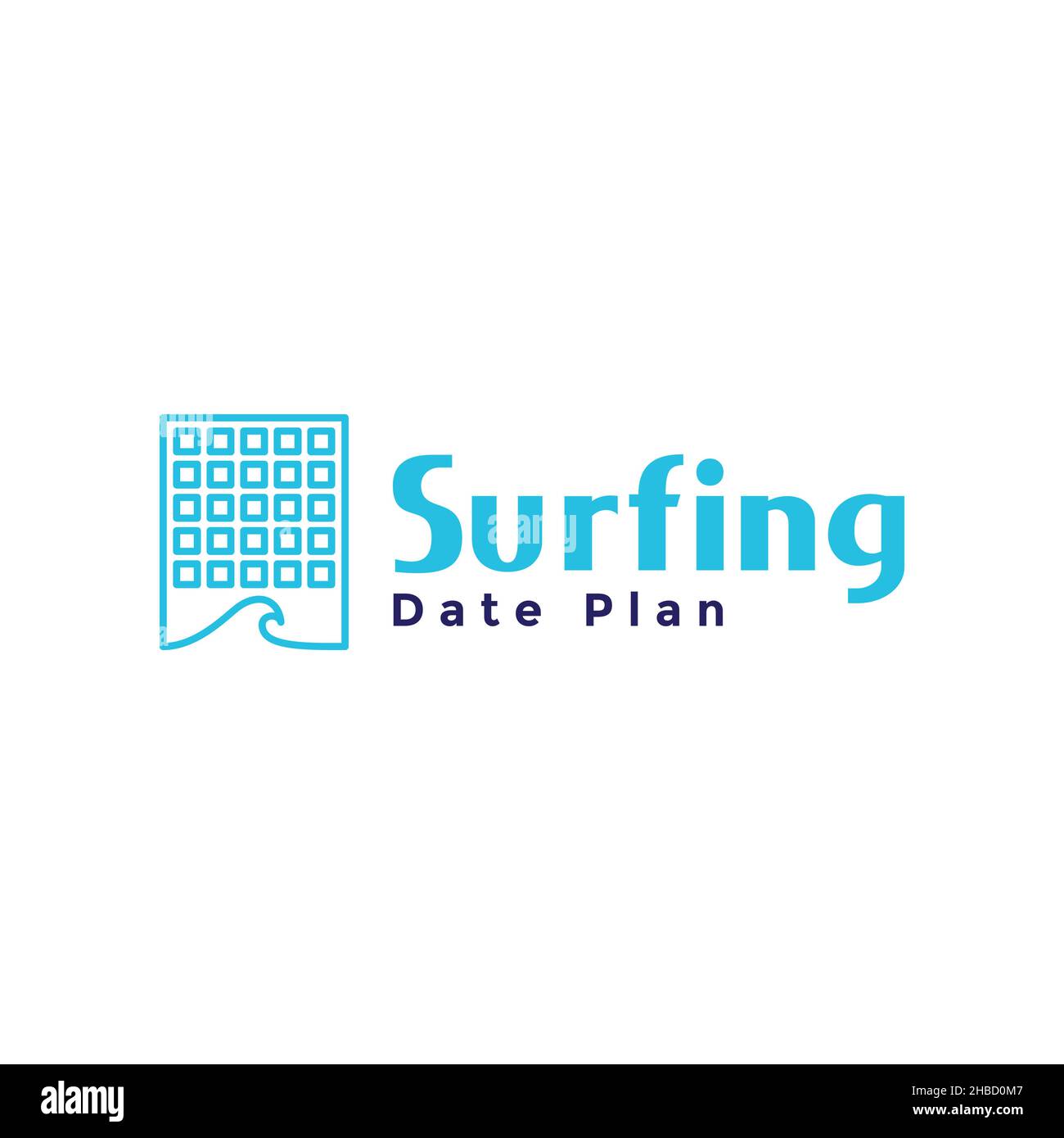 holiday line date with wave logo design vector graphic symbol icon sign ...