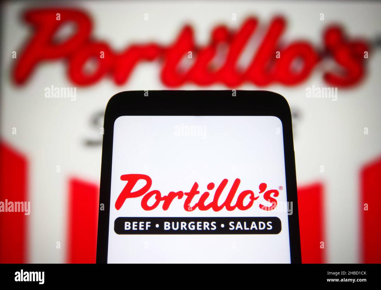 Ukraine. 18th Dec, 2021. In this photo illustration, Portillo's ...