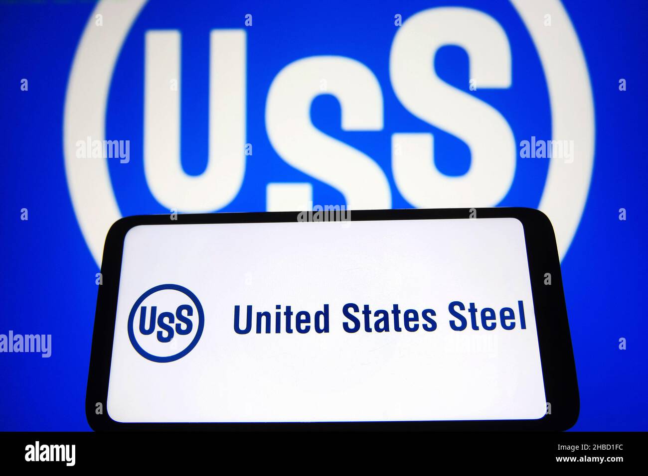 In this photo illustration, U.S. Steel (United States Steel Corporation ...