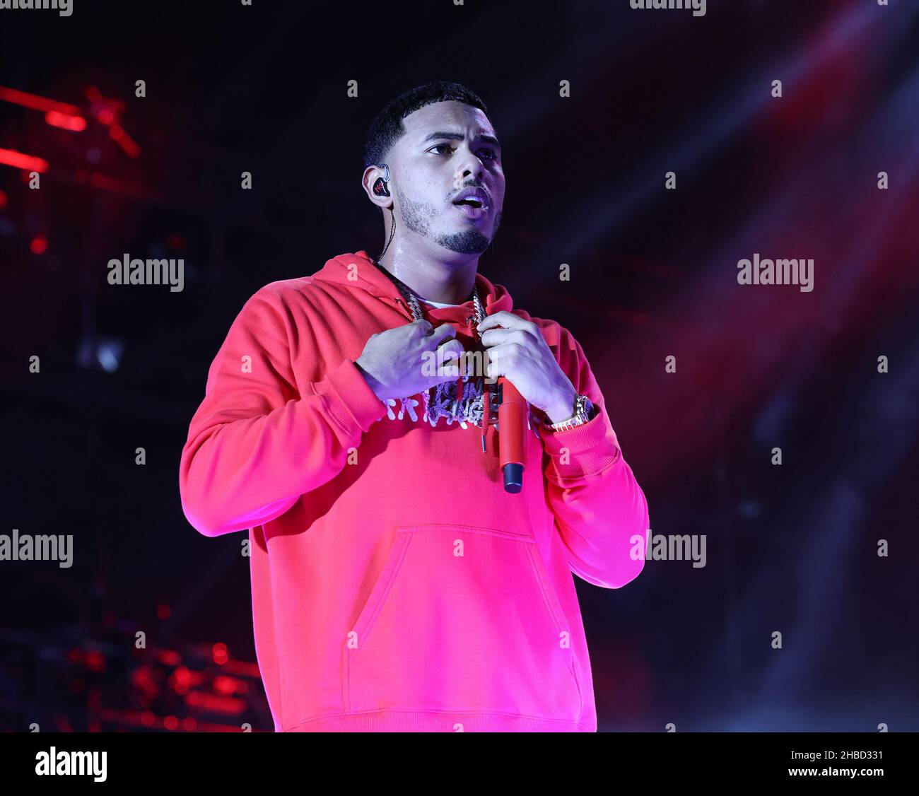 MIAMI, FL-DEC 18: Mike Towers performs during Vibra Urbana day one at ...