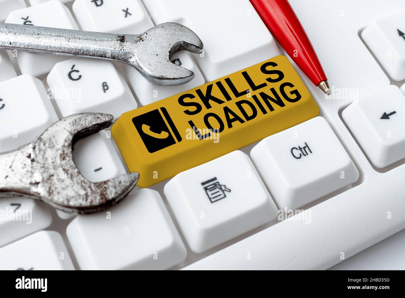 Inspiration showing sign Skills Loading. Word Written on points out the degree of difficulty ...