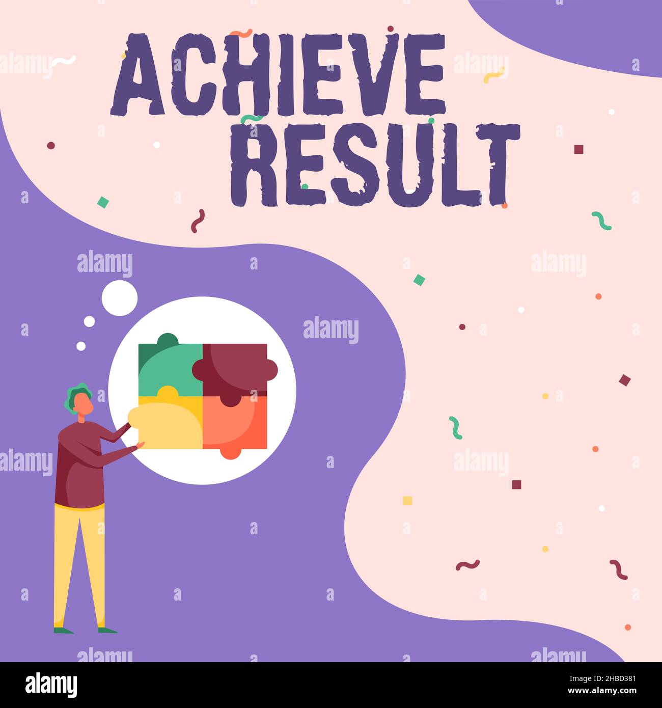 Text showing inspiration Achieve Result. Business idea Accomplishment ...