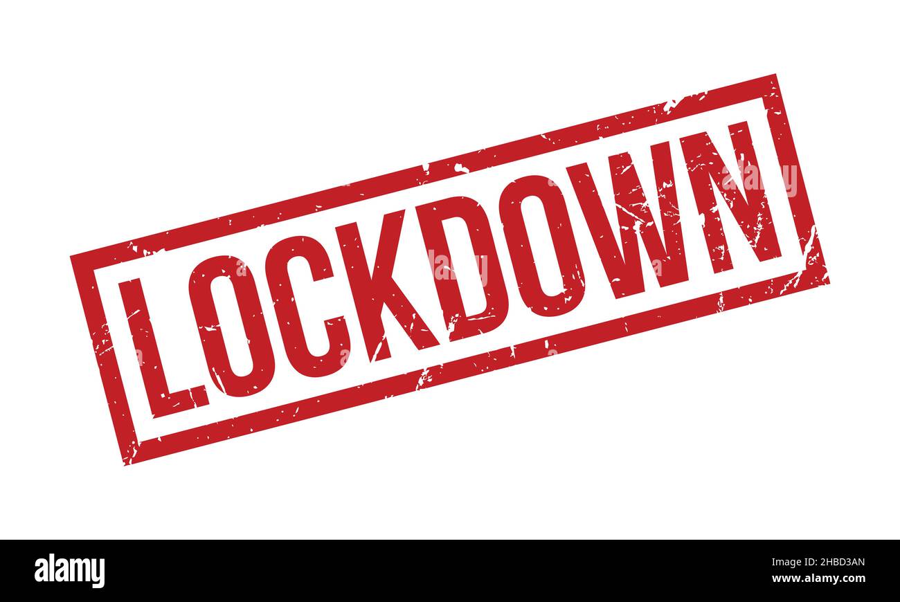 Lockdown Rubber Stamp. Red Lockdown Rubber Grunge Stamp Seal Vector Illustration - Vector Stock ...
