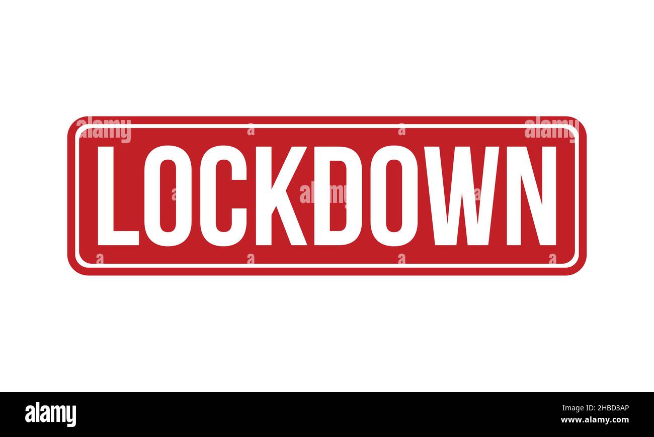 Lockdown Rubber Stamp. Red Lockdown Rubber Grunge Stamp Seal Vector Illustration - Vector Stock ...