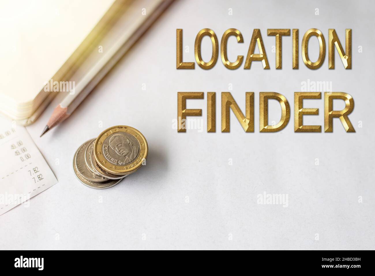 Handwriting text Location Finder. Word Written on A service featured to ...