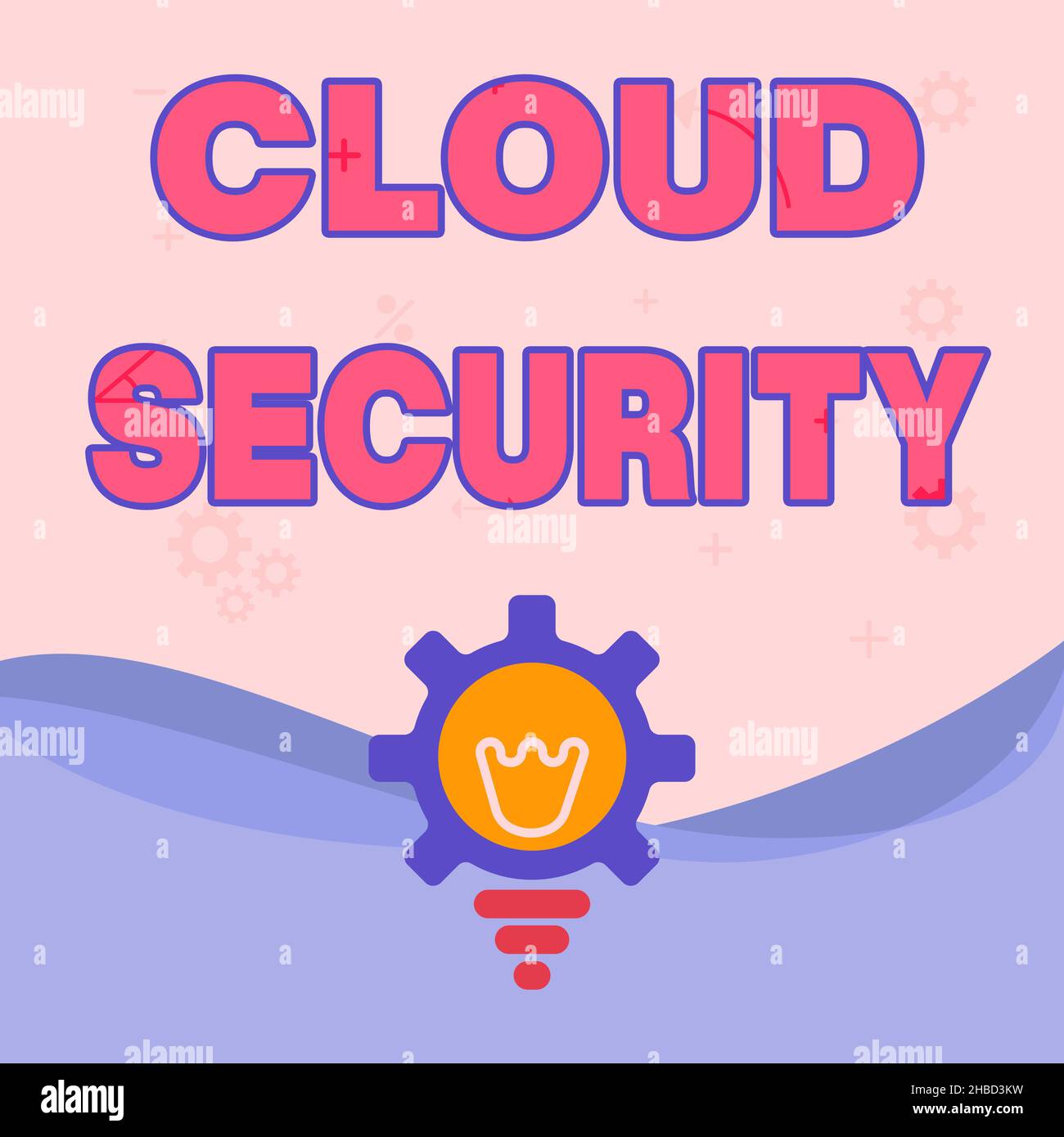 Text Sign Showing Cloud Security Conceptual Photo Imposing A Secured System Of Existing Data In