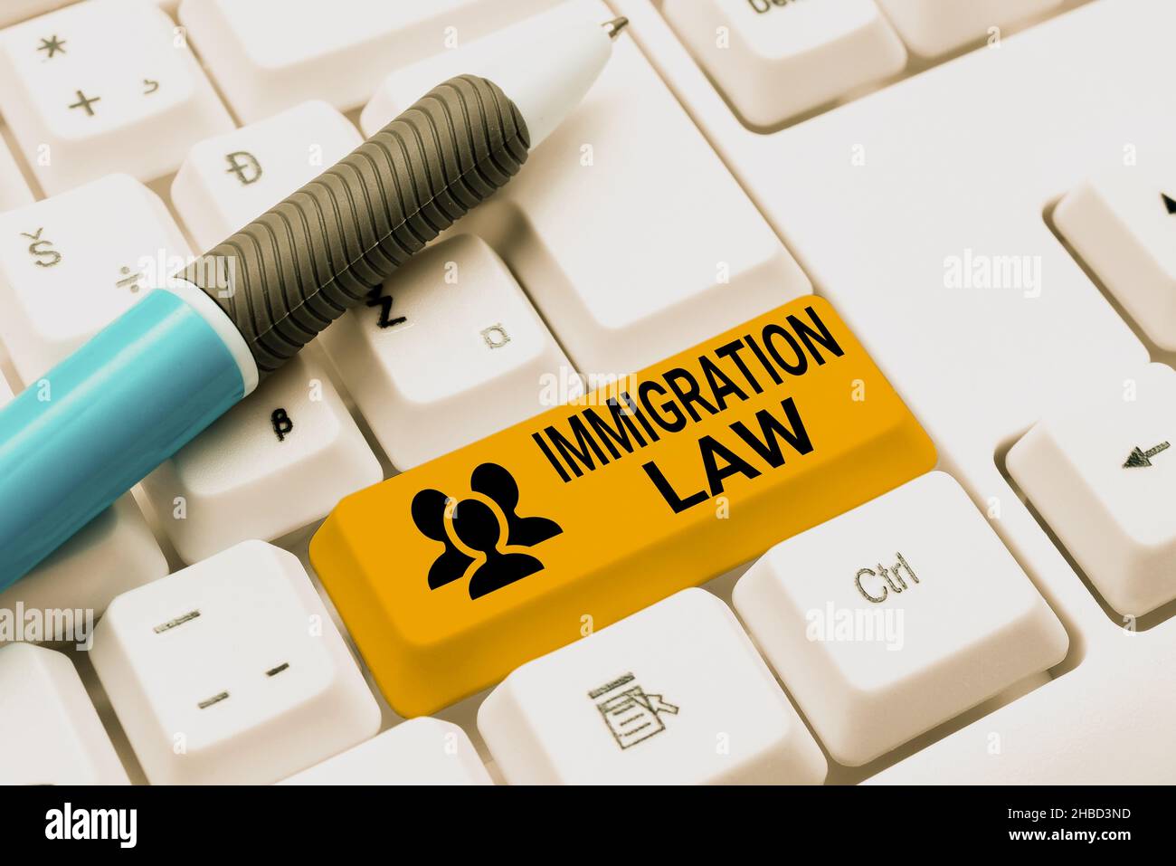 Writing displaying text Immigration Law. Business concept Emigration of ...