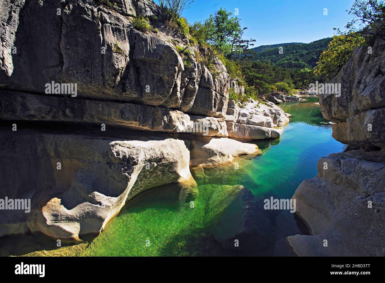FRANCE, VAR (83), TRIGNACE, THE JABRON CANYON IN THE NATURAL PARK OF ...