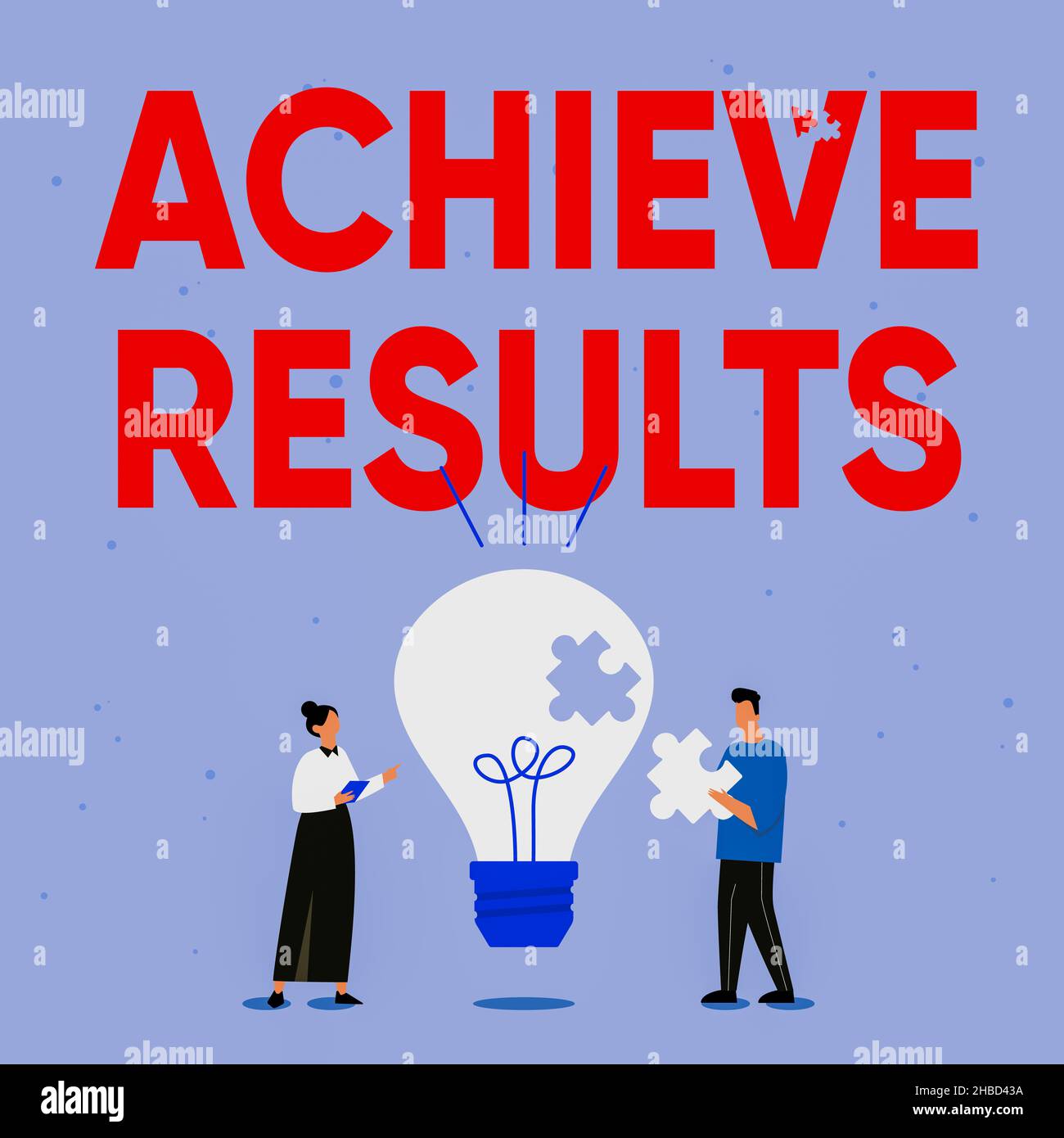 Conceptual display Achieve Results. Conceptual photo to target and ...