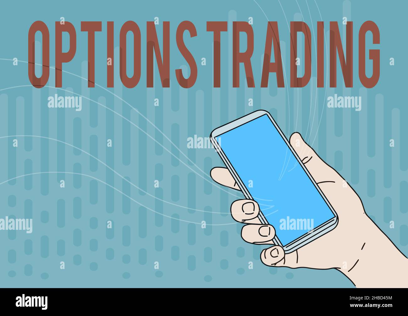 Sign displaying Options Trading. Business showcase Different options to ...