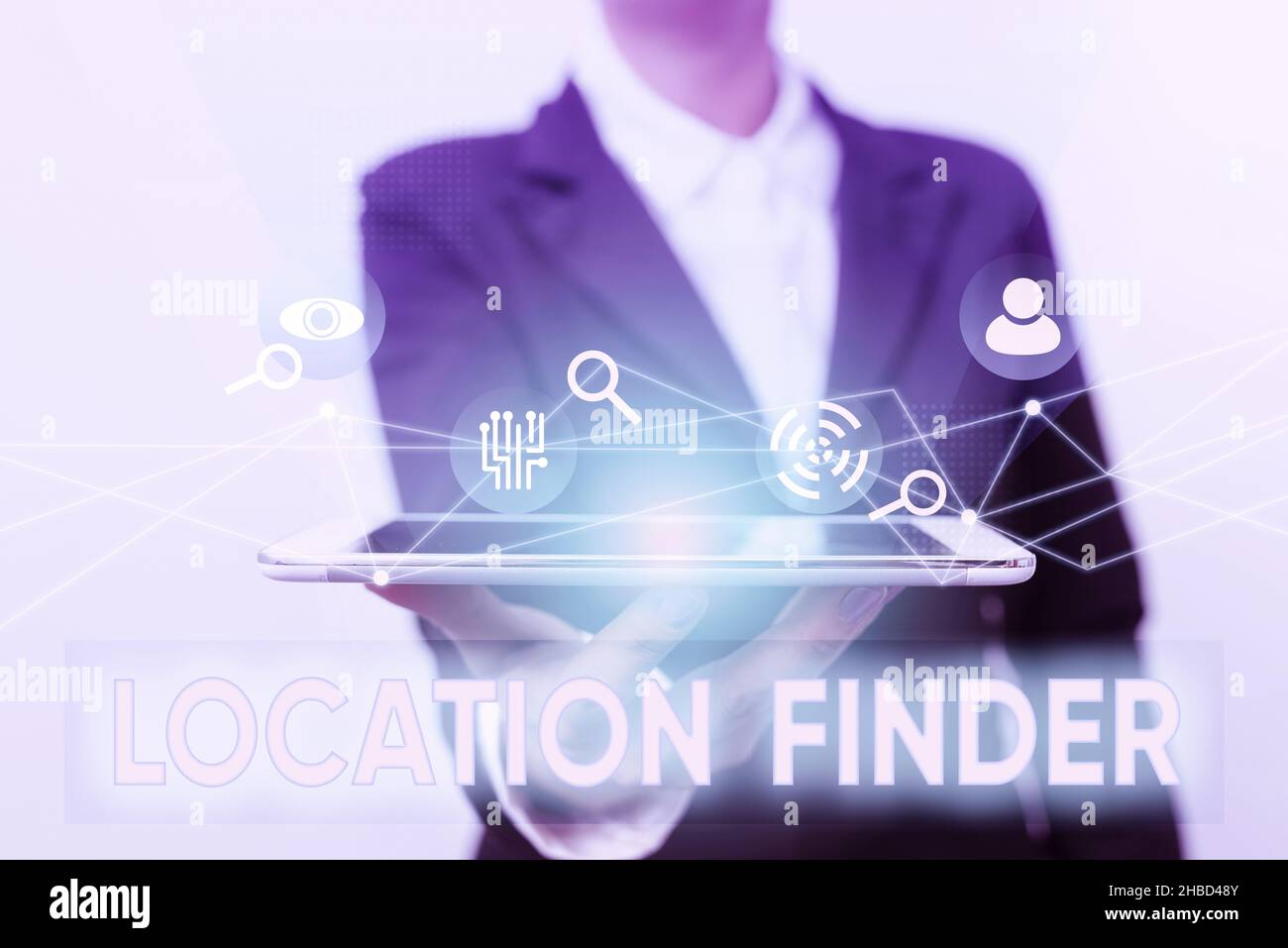 Text sign showing Location Finder. Word Written on A service featured ...