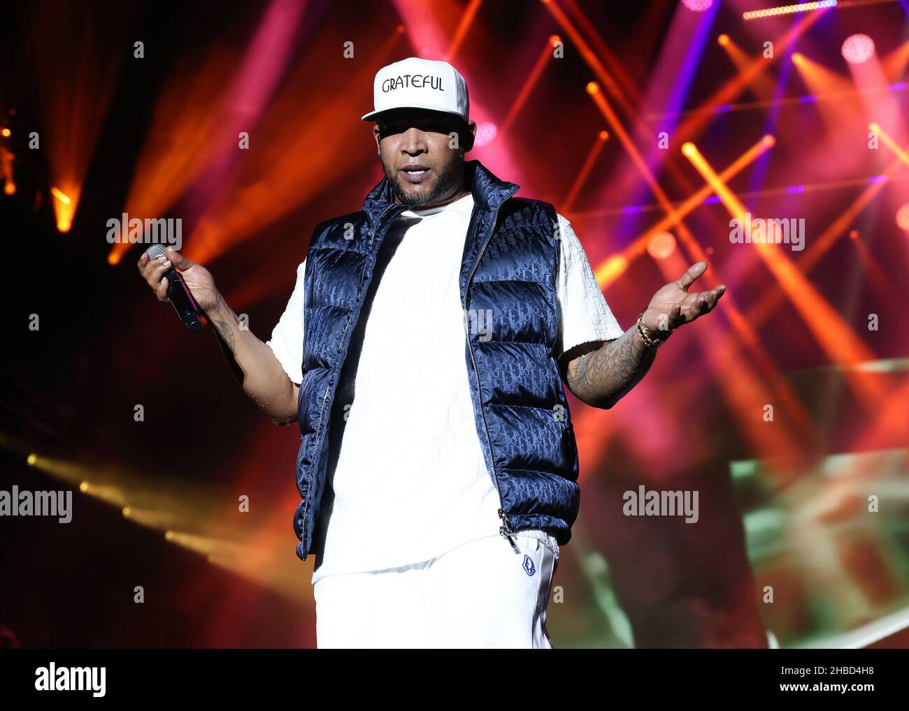 MIAMI, FL-DEC 18: Don Omar performs during Vibra Urbana day one at ...