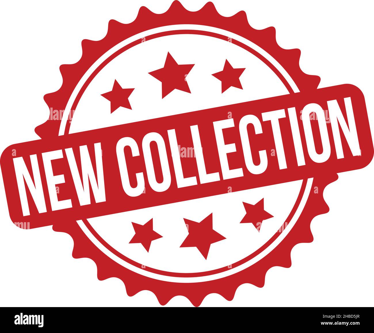 New Collection Rubber Stamp. Red New Collection Rubber Grunge Stamp ...