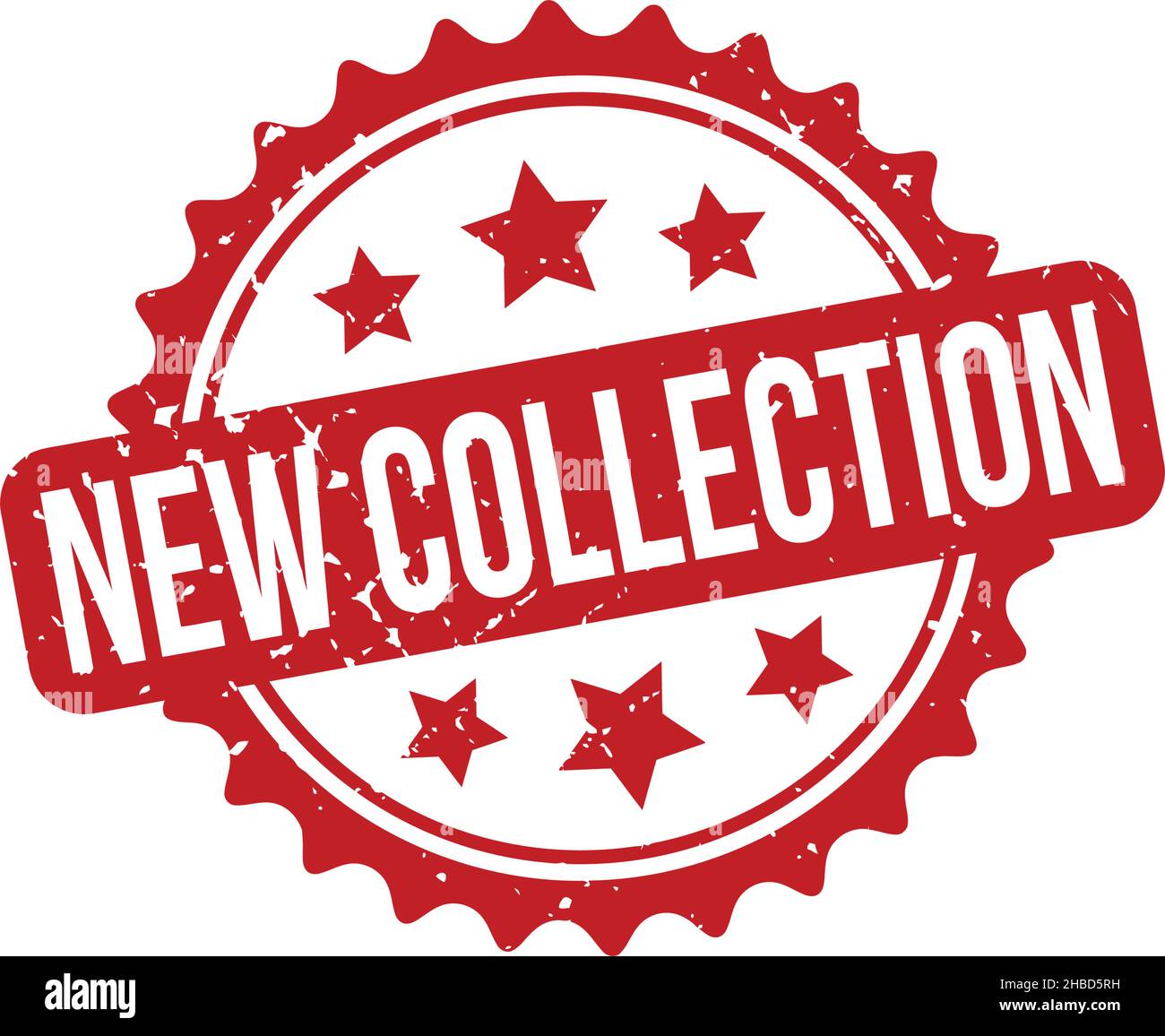 New Collection Rubber Stamp. Red New Collection Rubber Grunge Stamp ...