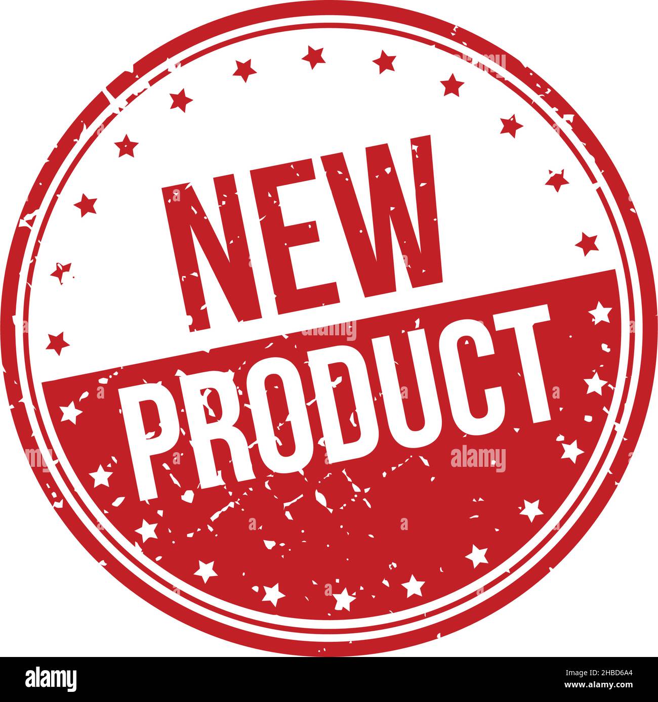 New Product Rubber Stamp. Red New Product Rubber Grunge Stamp Seal ...
